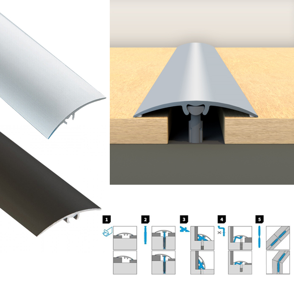 Buy Premium Quality Anodised Aluminium Door Threshold Floor Bar Edge ...